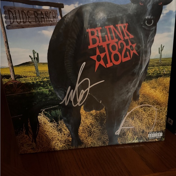 Blink 182 | Media | Blink 82 Mark Hoppus Tom Delonge Signed Dude Ranch ...